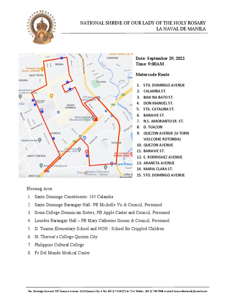 Motorcade Route | PDF