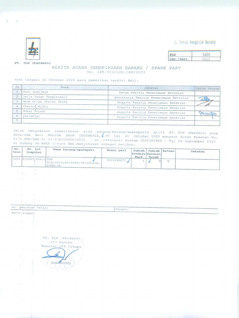 SPK - 2022 PT - Maxima Daya PDF | PDF