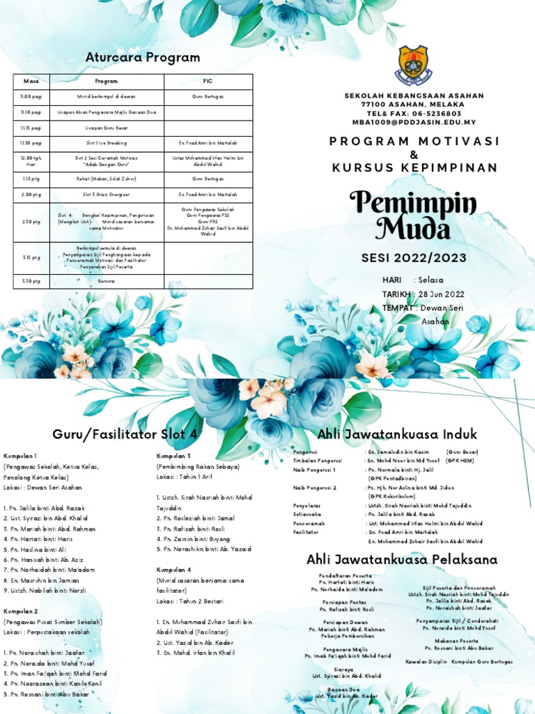 Buku Program Kursus Kepimpinan (Poster (Landscape) ) | PDF