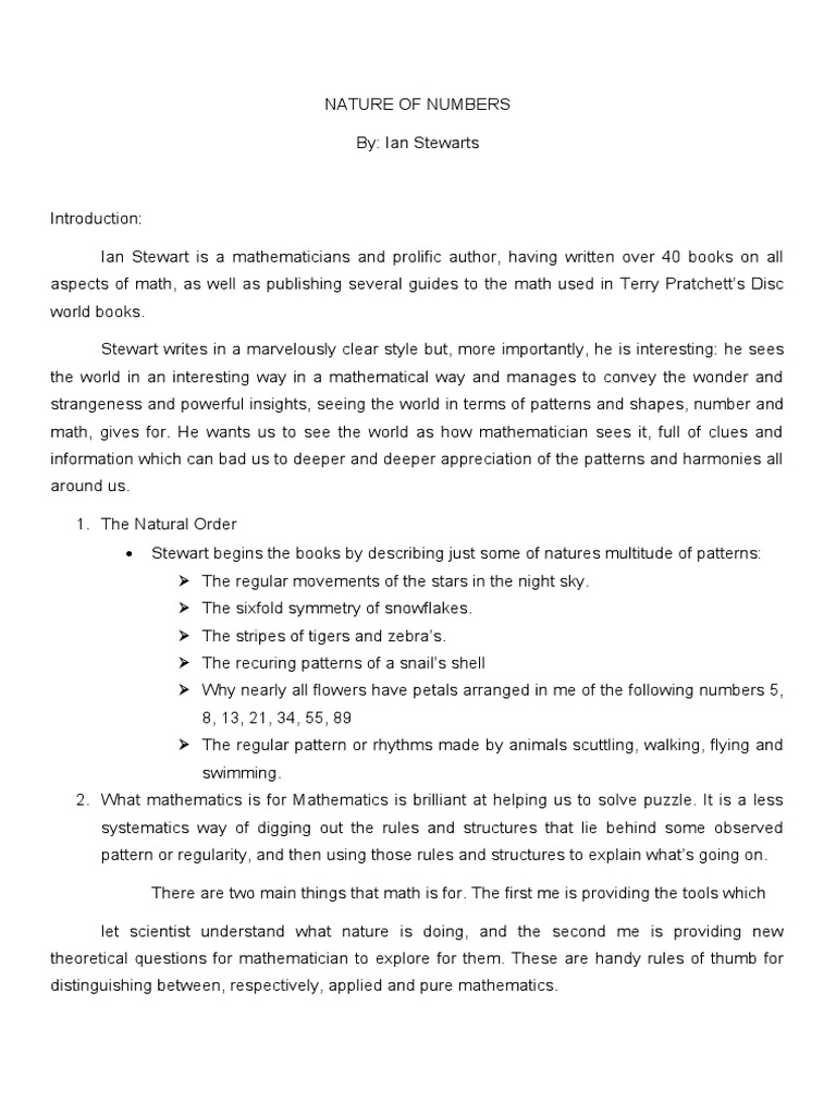 111 Nature of Numbers | Download Free PDF | Mathematics | Derivative