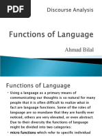 HALLIDAY 7 Functions of Language | PDF | Imagination | Identity (Social ...