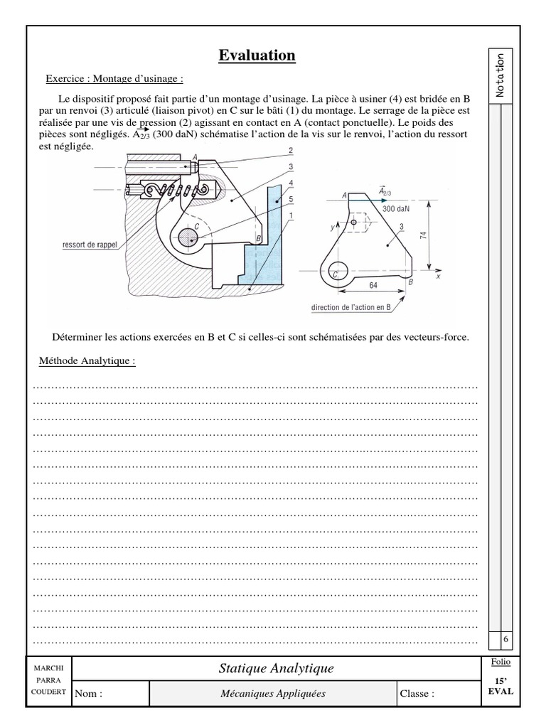 Statique Analytique | PDF
