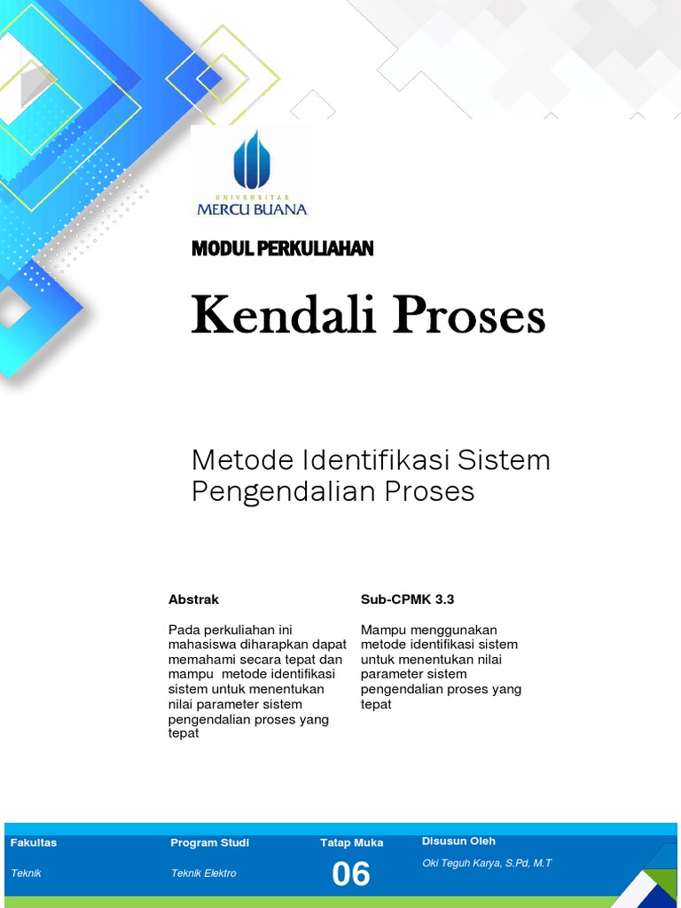 Modul Pertemuan 6-Kendali Proses | PDF | Komputer