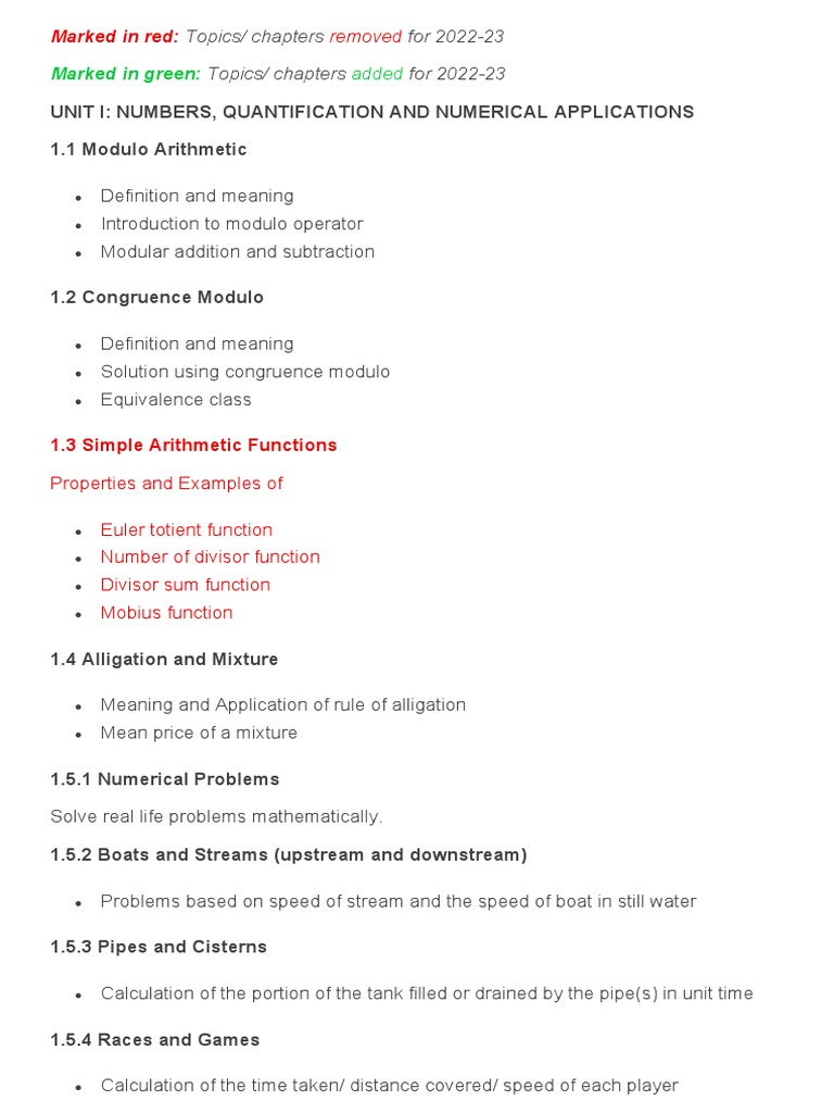 Class-12 App. Maths-Deleted Syllabus | PDF | Matrix (Mathematics ...