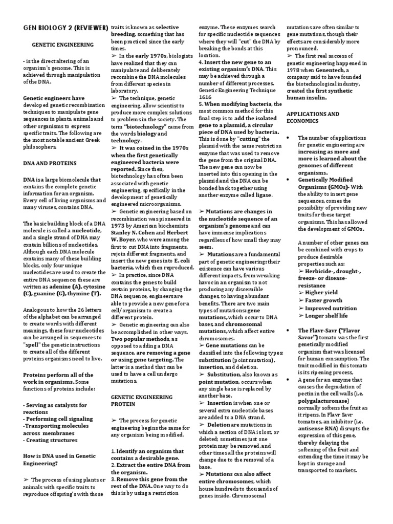 Gen Biology 2 Reviewer | PDF | Phylogenetic Tree | Evolution