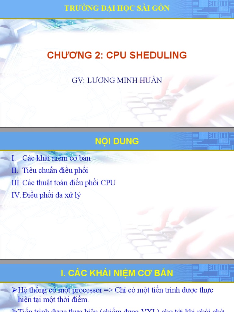 Chuong 2 - Cpu Sheduling | PDF