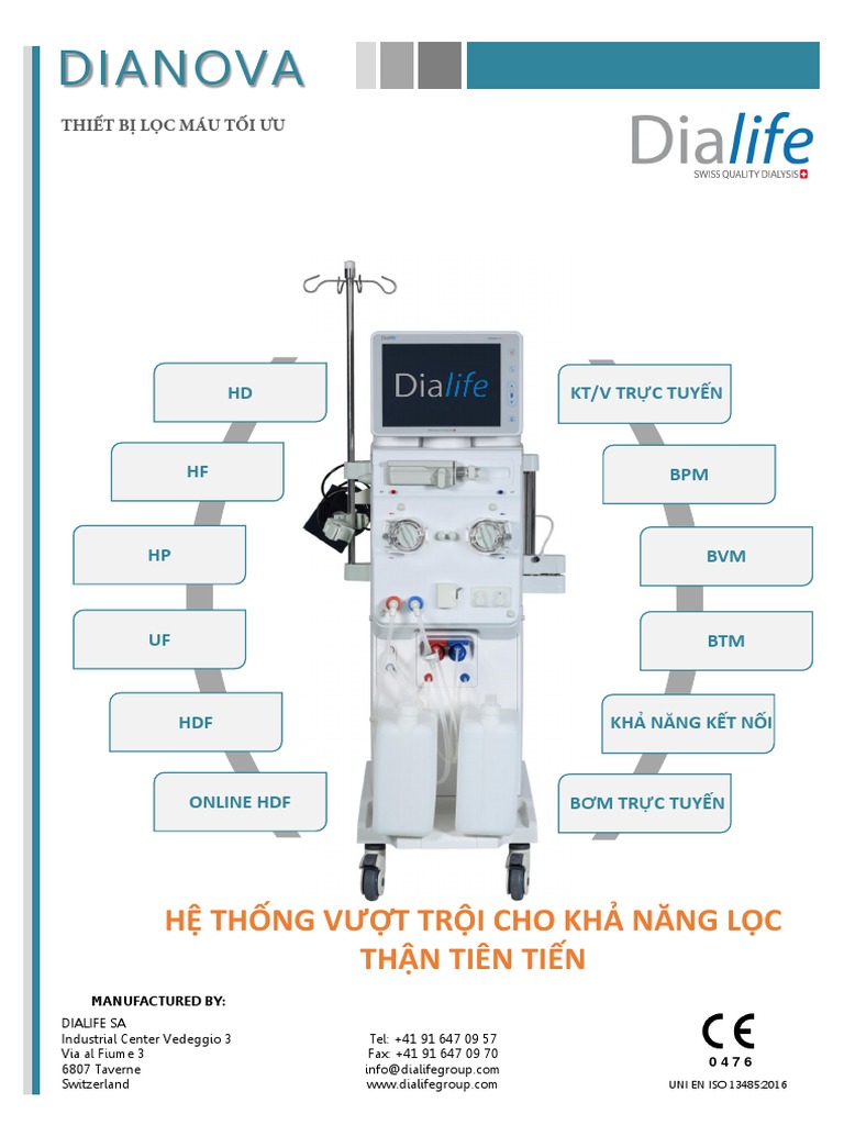 Dialife DIANOVA HD-HDF Machines LR - Vie-Updated | PDF