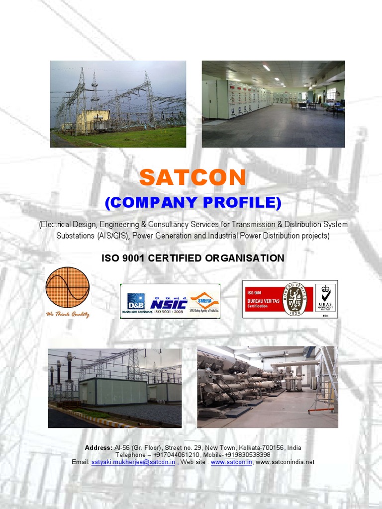 Satcon-Profile-21 03 19 | PDF | Home & Garden | Technology & Engineering
