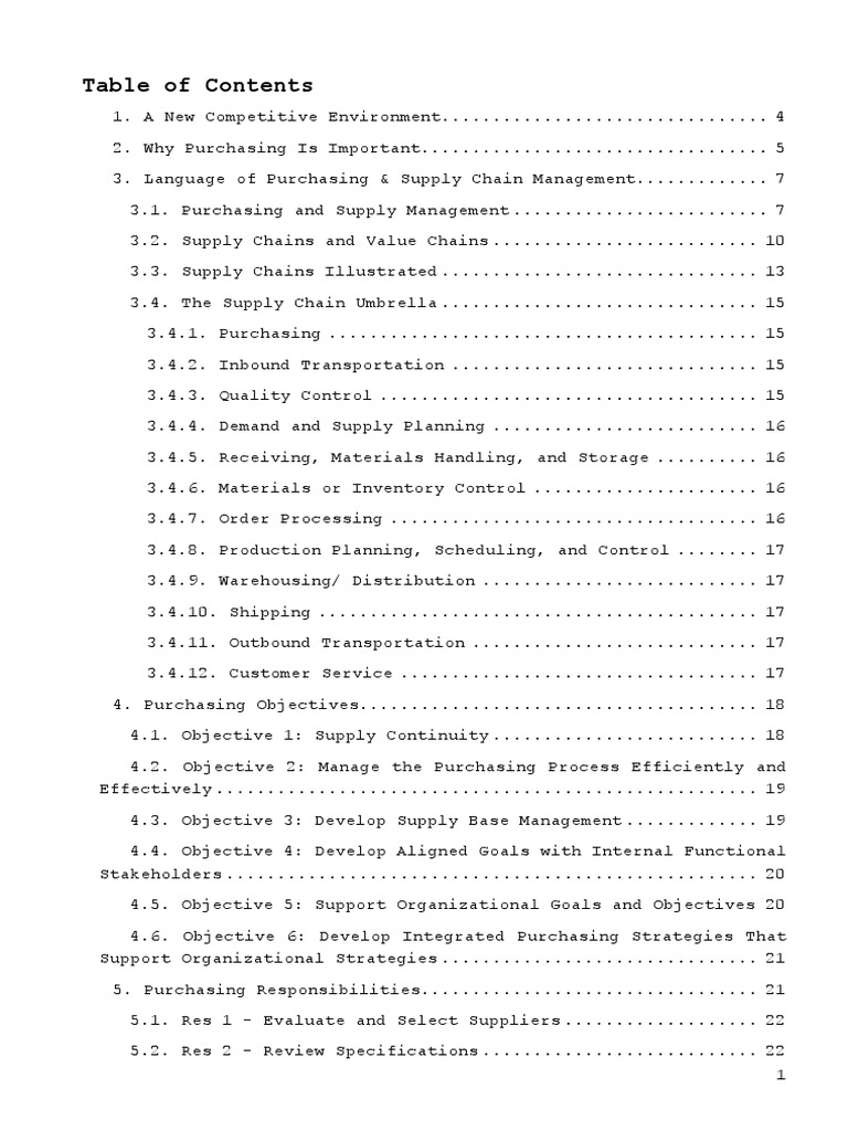 Lecturing Note 4 Chuong 1 | PDF | Supply Chain | Supply Chain Management