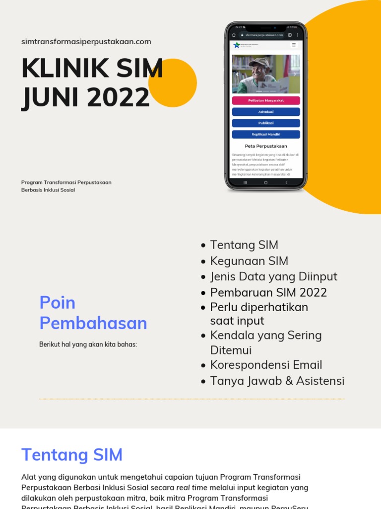 JUDUL INPUTAN DATA SIM | PDF