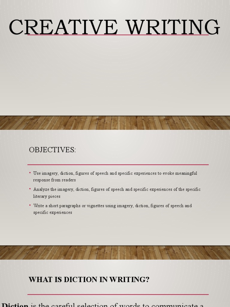 A Comprehensive Guide to Creative Writing Techniques: Diction, Imagery ...