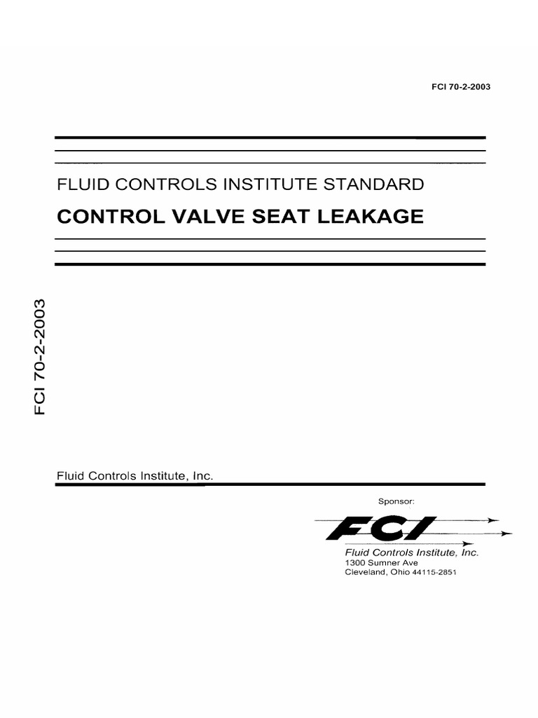 Fci 70-2-2003 | PDF