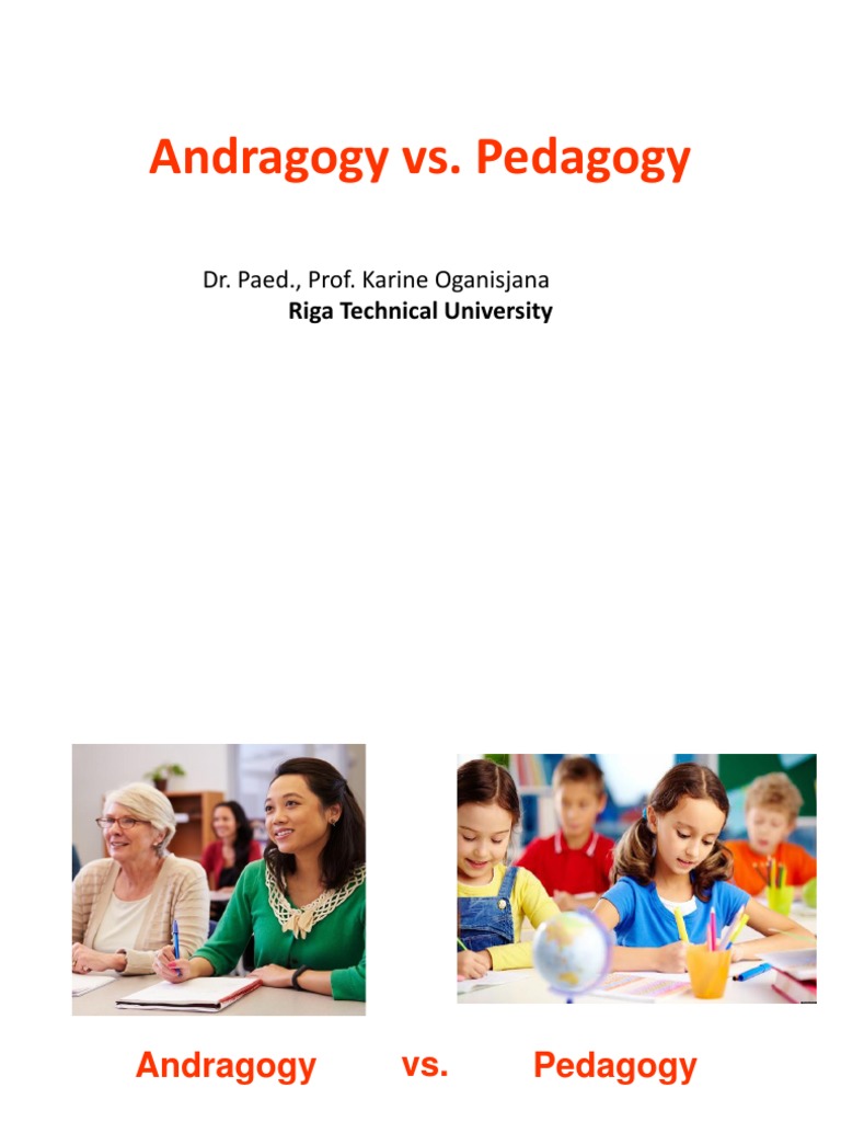 Part1 Andragogy Vs Pedagogy | PDF | Learning | Teachers