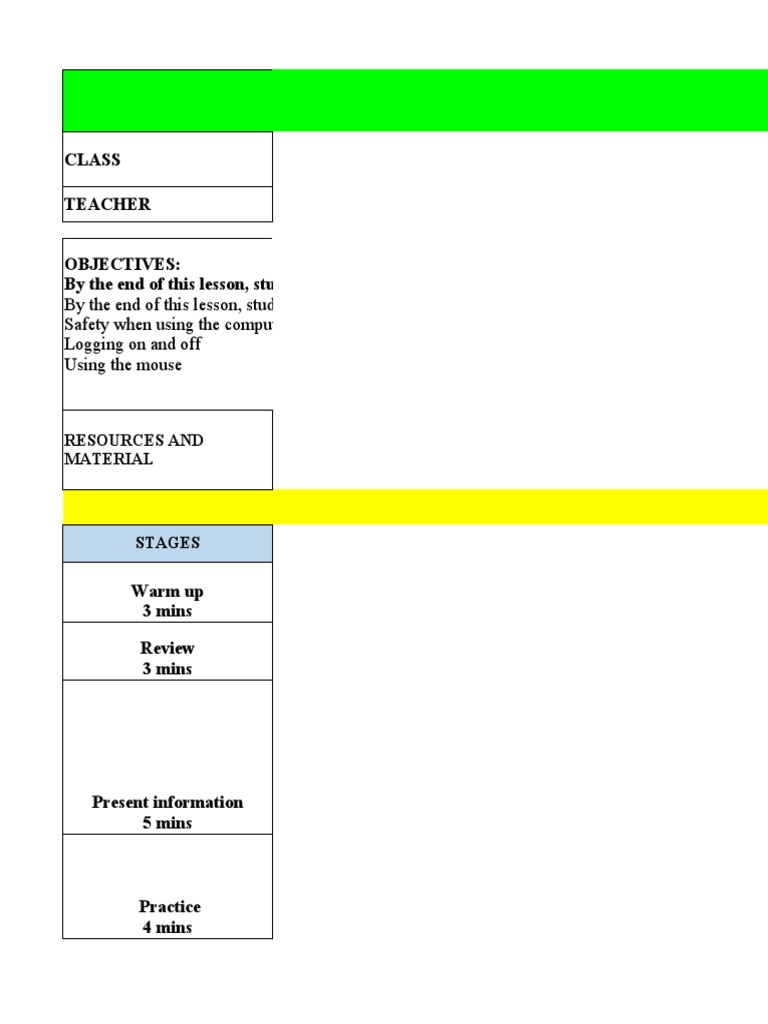 Science LESSON PLan | PDF | Lesson Plan | Computer Keyboard