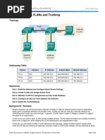 3.6.1 Packet Tracer - Implement VLANs and Trunking | PDF | Network Switch | Communications Protocols