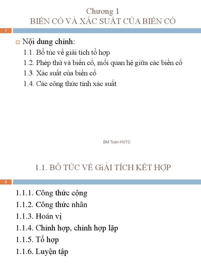 Slide XSTK (HVTC) | PDF