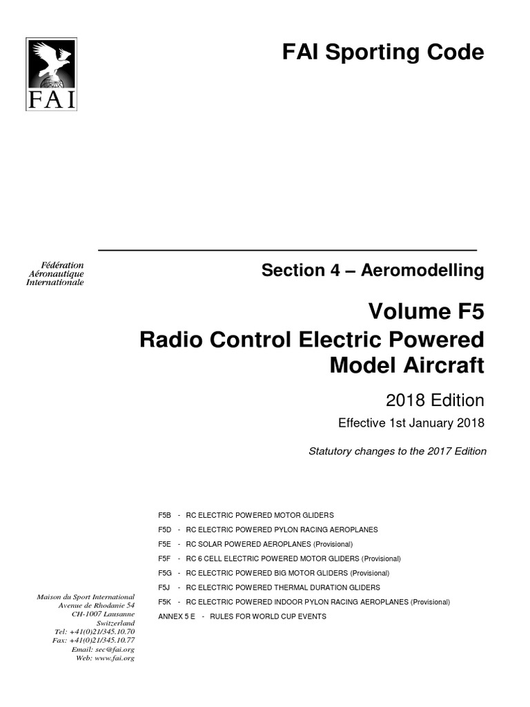 sc4 Vol f5 Electric 18 | PDF | Gliding | Rechargeable Battery