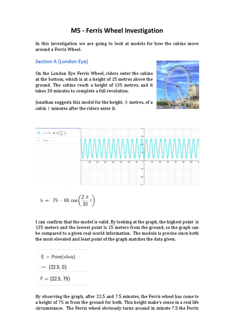 Ferris Wheel Investigation | PDF | Cognitive Science | Science