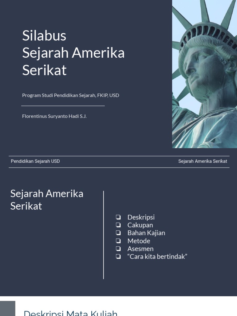SAS 01 Pengantar Sejarah Amerika Serikat | PDF | Sejarah