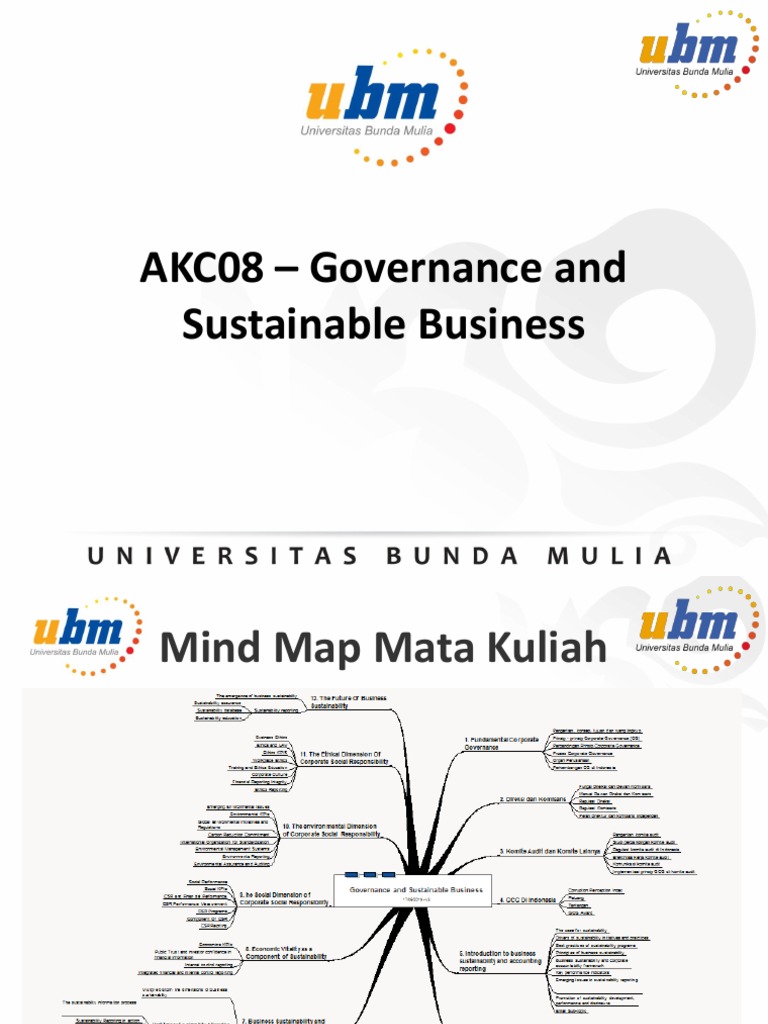 PB1MAT - 1 GSB Fundamental Corporate Governance - UBM | PDF