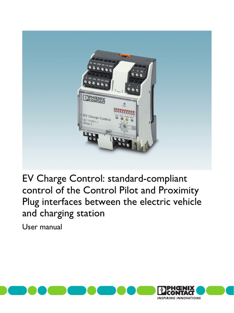 Um en Ev Charge Control 104924 en 05 | PDF | Electrical Connector ...