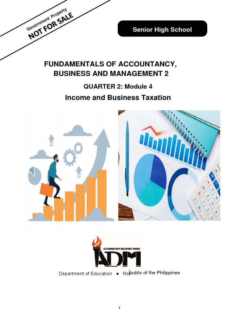 Fabm2 q2 Module 4 Taxation | PDF | Taxes | Tax Deduction