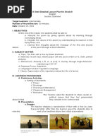 The Lottery Detailed Lesson Plan | PDF | Senses | Lesson Plan