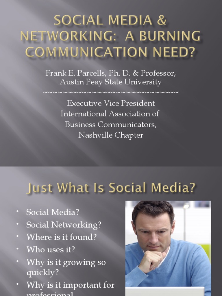 Social Media and Social Networking | PDF | Social Networking Service ...