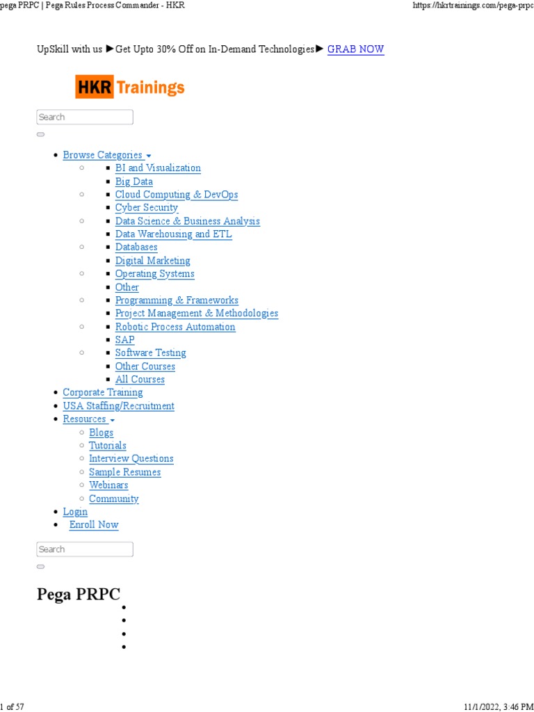 Pega PRPC Pega Rules Process Commander - HKR | PDF | Business Process ...