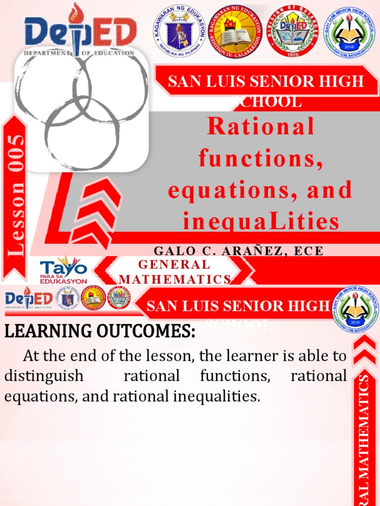 Rational Functions and Equations Guide | PDF | Equations | Function (Mathematics)