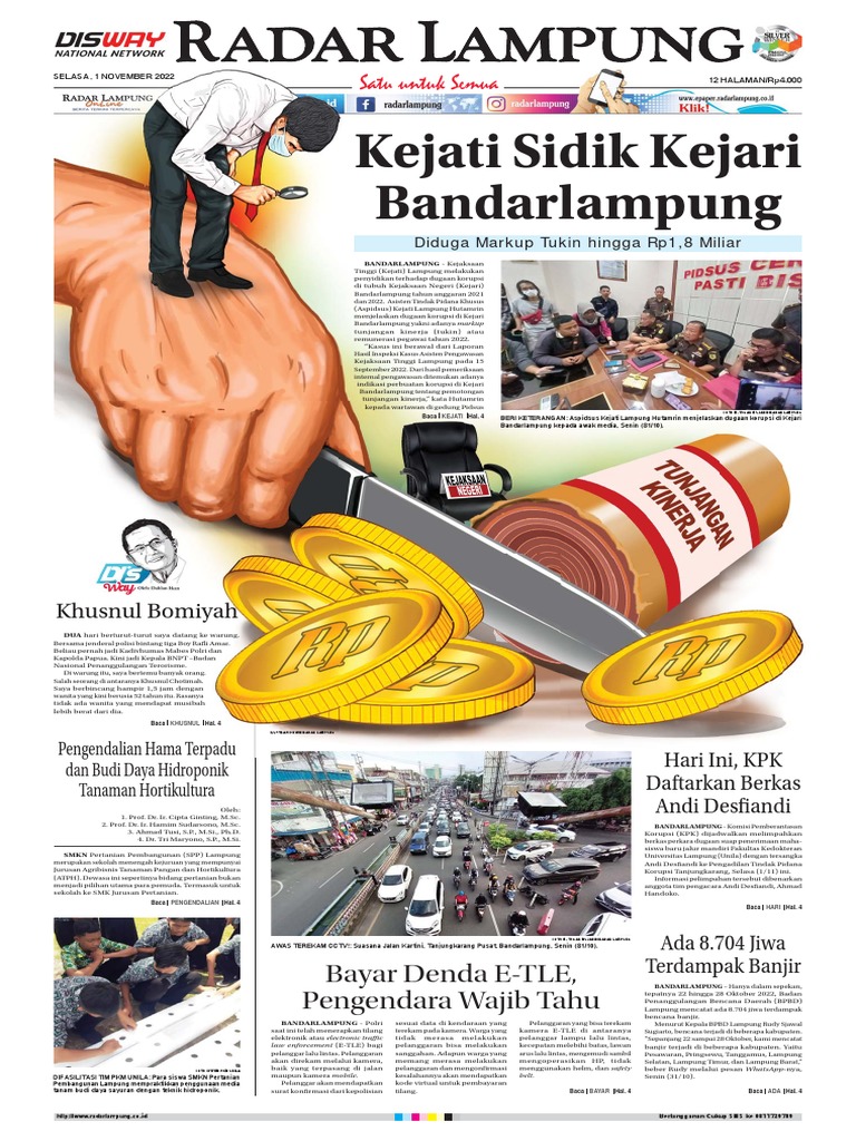 Radar Lampung, 1 November 2022 | PDF