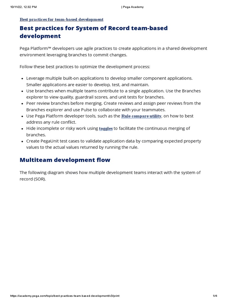 Best Practices For Team-Based Development | PDF | Information Technology | Software Engineering