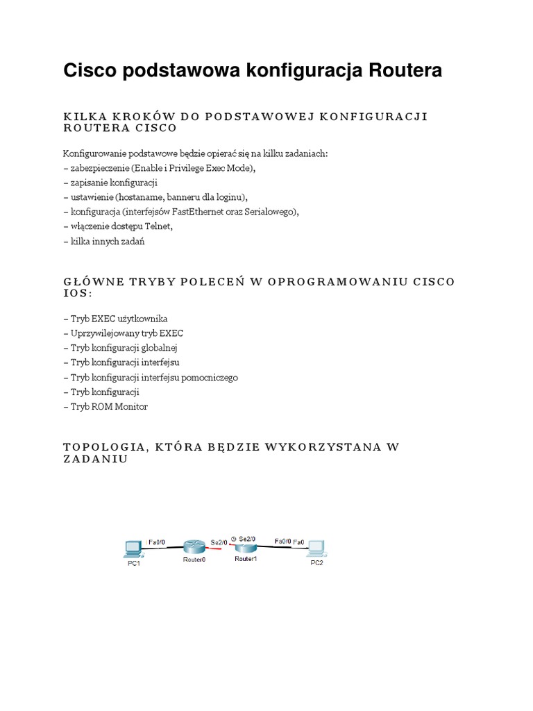 Cisco Packet Tracer Konfiguracja Routera - Frasesdemoda.com Cisco Packet Tracer Konfiguracja Routera - Frasesdemoda.com