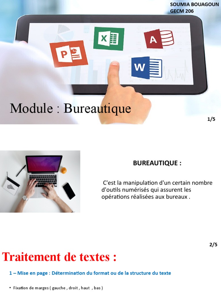 Traitement de Texte - Bureautique | PDF