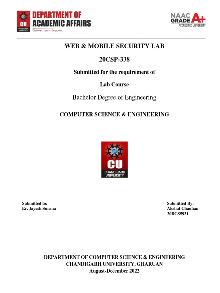 WMS Experiment-1 20BCS5931 | PDF | Computer Network | Hypertext Transfer Protocol