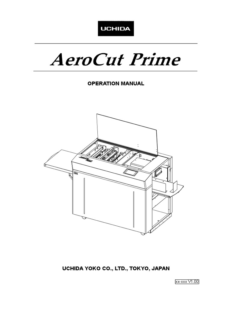 AeroCut Prime OPERATION MANUAL (XX-XXX) (E) | PDF | Electrical ...
