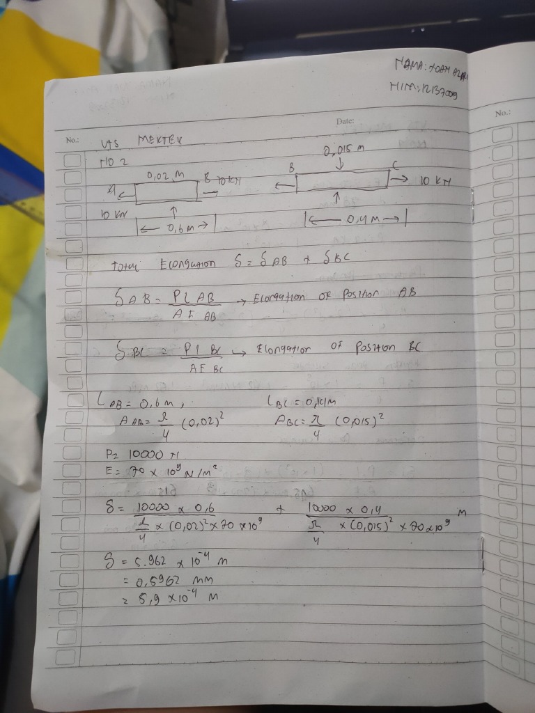 Yoan Azari - UTS - MEKTEK - No 2 | PDF