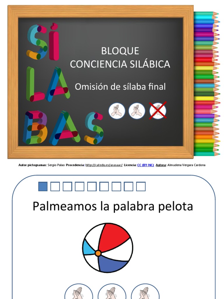 Conciencia Silabica Omision Silaba Final | PDF | Lingüística | Fonología