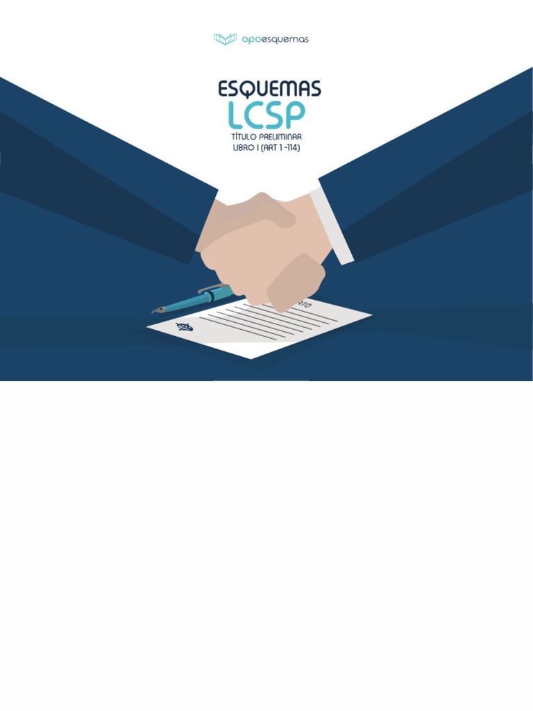 Opoesquemas LCSP - Libro 1 | PDF | Economias | Business