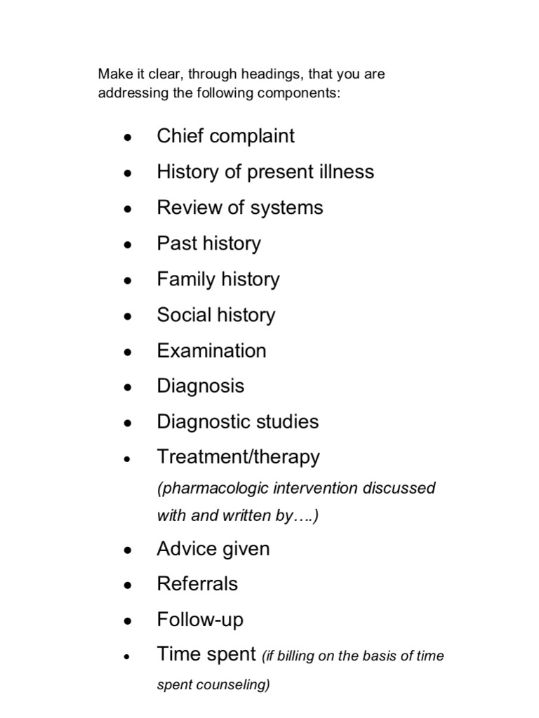Medical Charting Template Guide | PDF | Career & Growth | Self-Improvement
