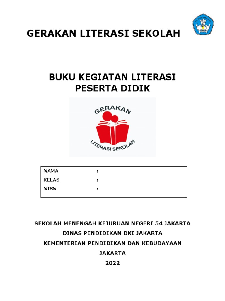 Buku Agenda Kegiatan GLS SMK Negeri 54 Jakarta | PDF