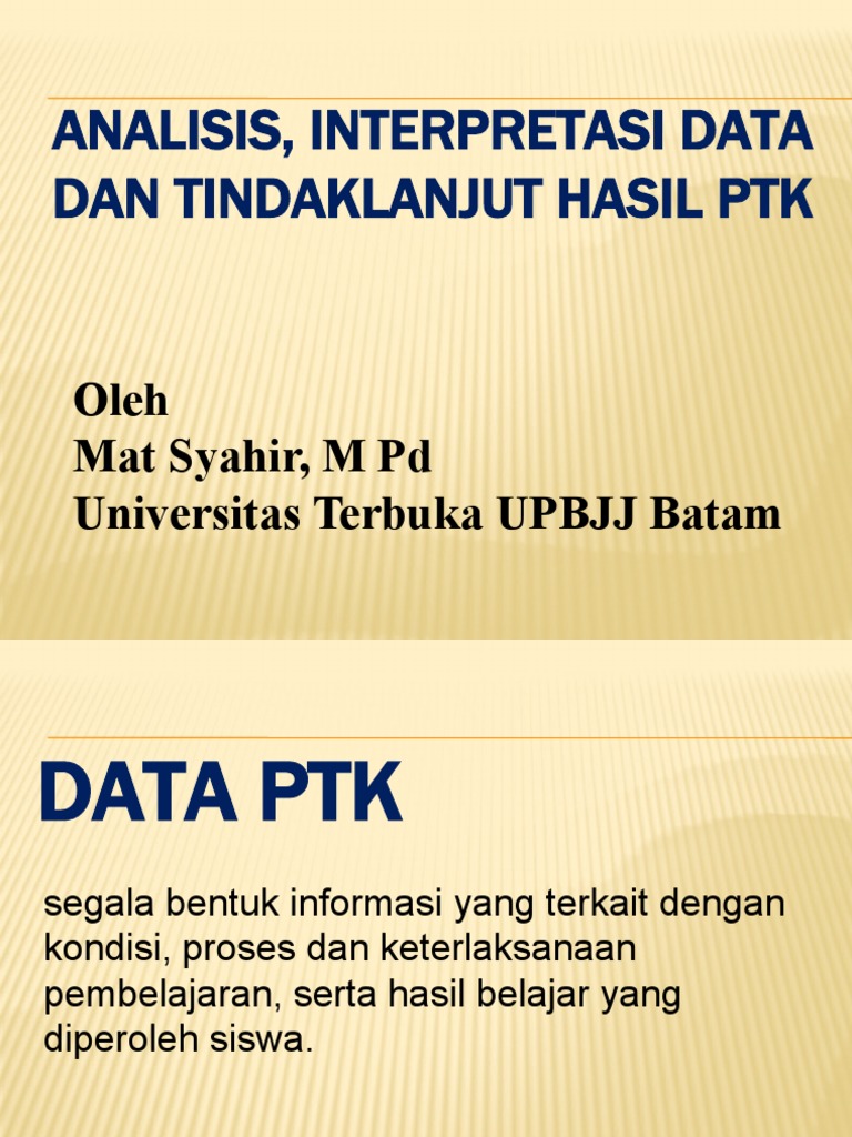 Analisis Penyajian Dan Interpretasi Data, OK | PDF | Metode & Bahan Ajar
