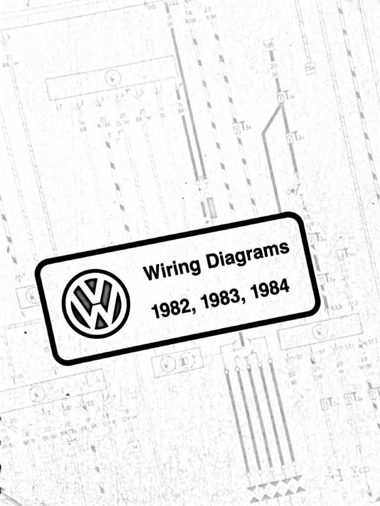 Golf 1 Wiring Diagrams | PDF