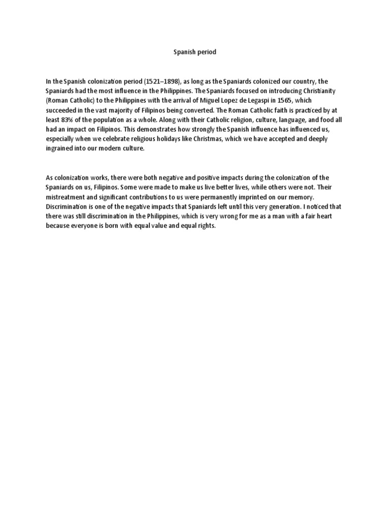 Spanish Period | PDF