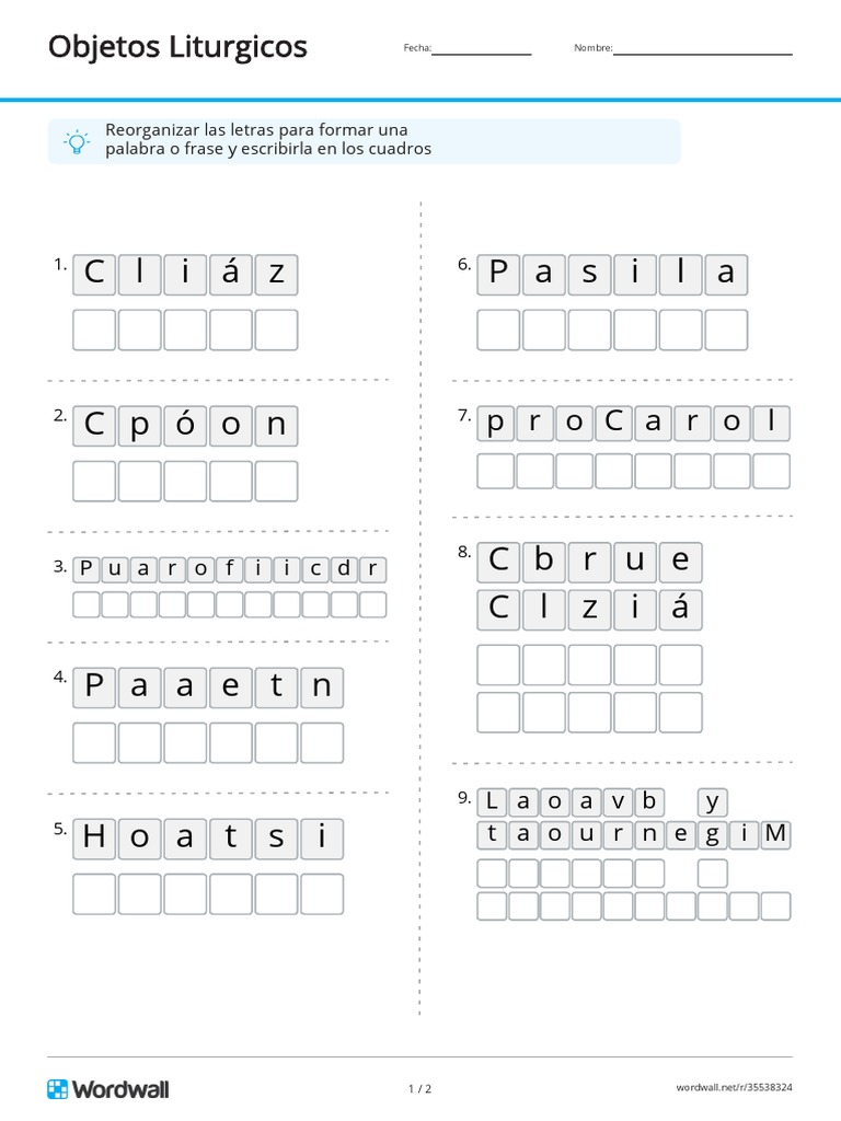 Objetos Liturgicos | PDF