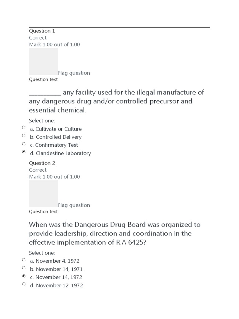 1st Exam Vice and Drugs | PDF | Drugs | Substance Abuse