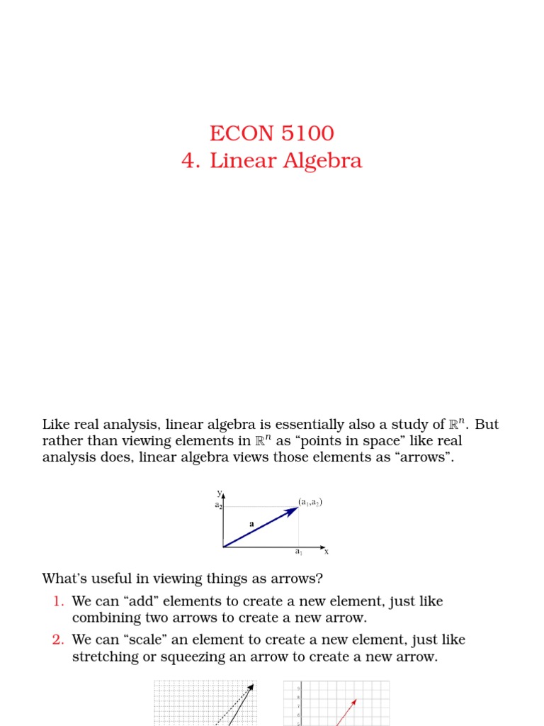 Linear Algebra | PDF | Eigenvalues And Eigenvectors | Linear Map