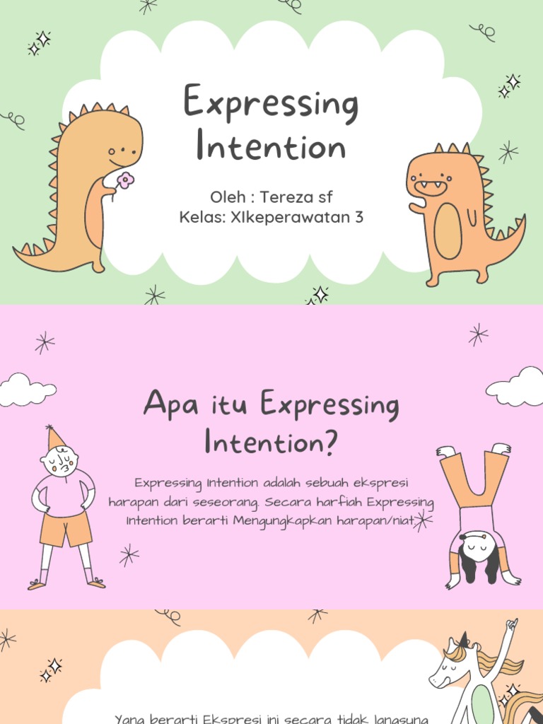 Expressing Intention | PDF