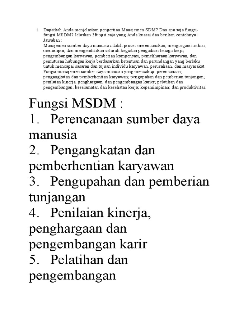 MSDM Tugas 1 | PDF