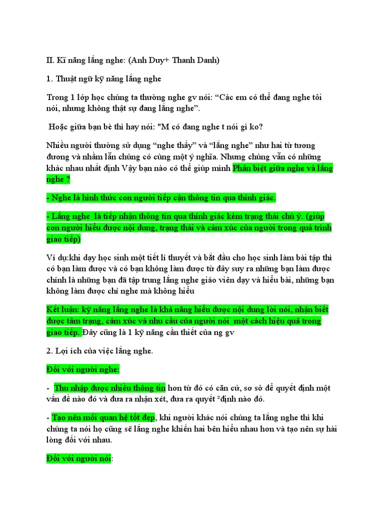 GTSP - THUYẾT TRÌNH | PDF